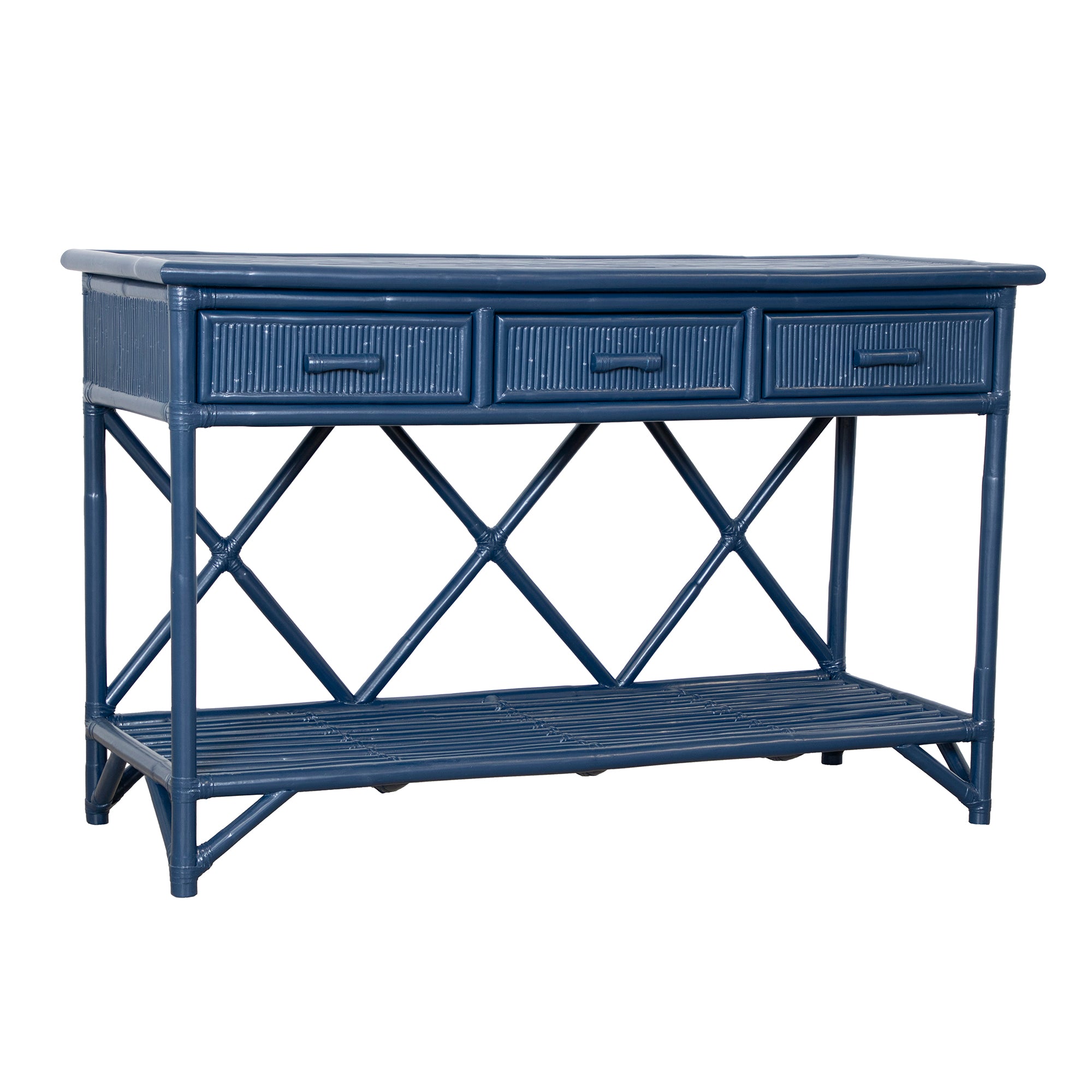 David Francis - Pencil Rattan Console Table – David Francis Furniture